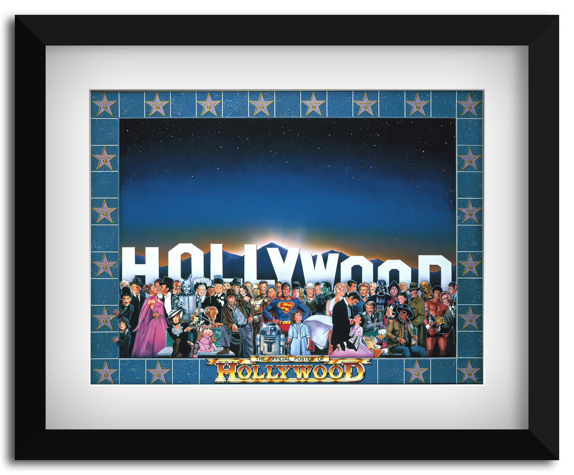 HOLLYWOOD The official Poster – JTD GALLERY